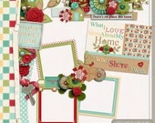 Quality Digital Scrapbook Kits by TheKitCartDesigns on Etsy