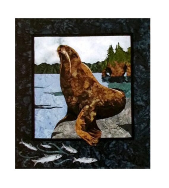 Wildfire Designs Alaska Sea Lion Applique by BeaverheadSupplies