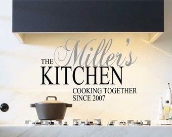 Kitchen Vinyl Wall Decal Kitchen the Heart of the by landbgraphics