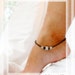 Black Silver Pandora Anklet Ankle Bracelet 10 by AnkletAllure