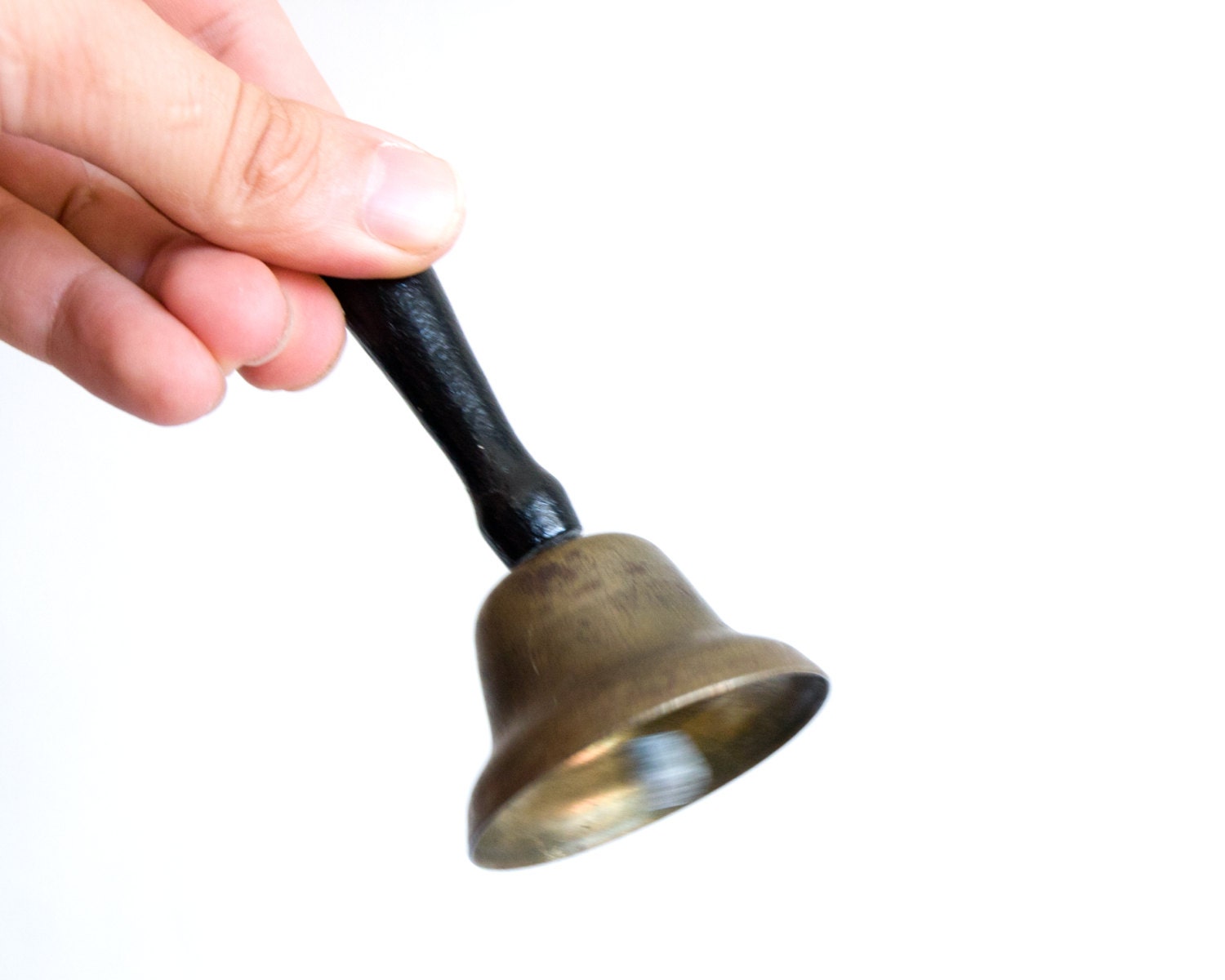Small Hand Bell Small Dinner Bell Hotel by TheThingsThatWere