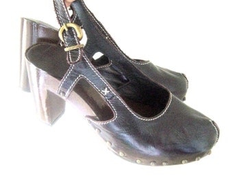 High heel clogs | Etsy