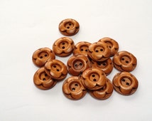 Popular items for natural wood buttons on Etsy