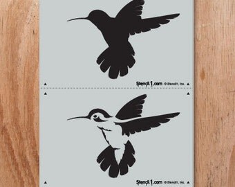 Stencil colibri | Etsy