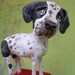 Custom Dog Pet Pooch clay folk art sculpture