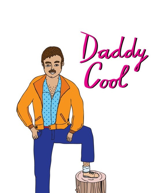 Fathers Day Card Daddy Cool