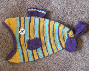 Knitted fish | Etsy