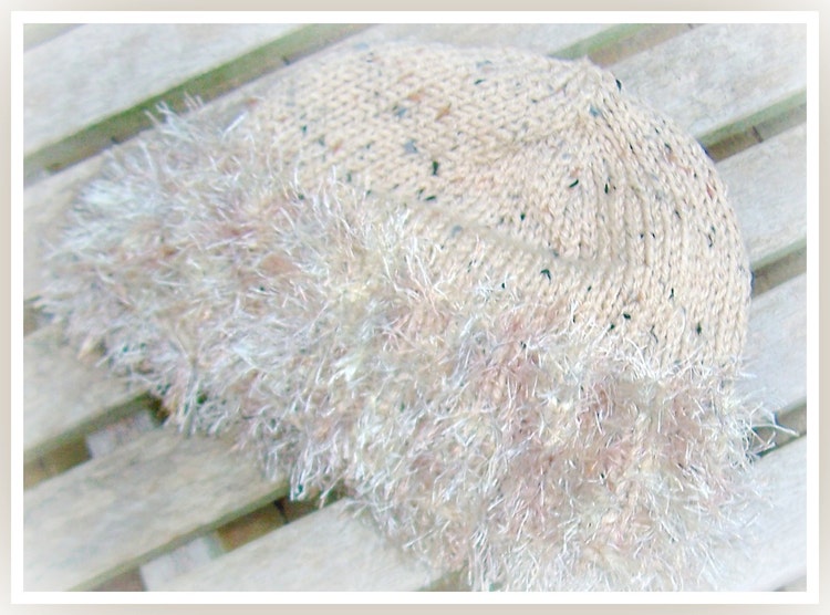 EASY Basic Adult Knitted Beanie Hat Pattern by LaurelArts