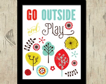 Popular items for go outside and play on Etsy