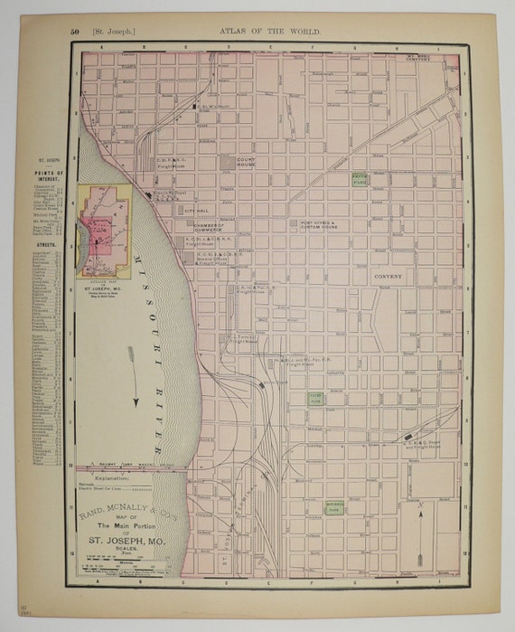 Old St. Louis Street Maps | semashow.com