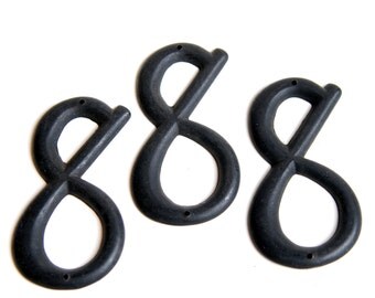 Brass house numbers | Etsy