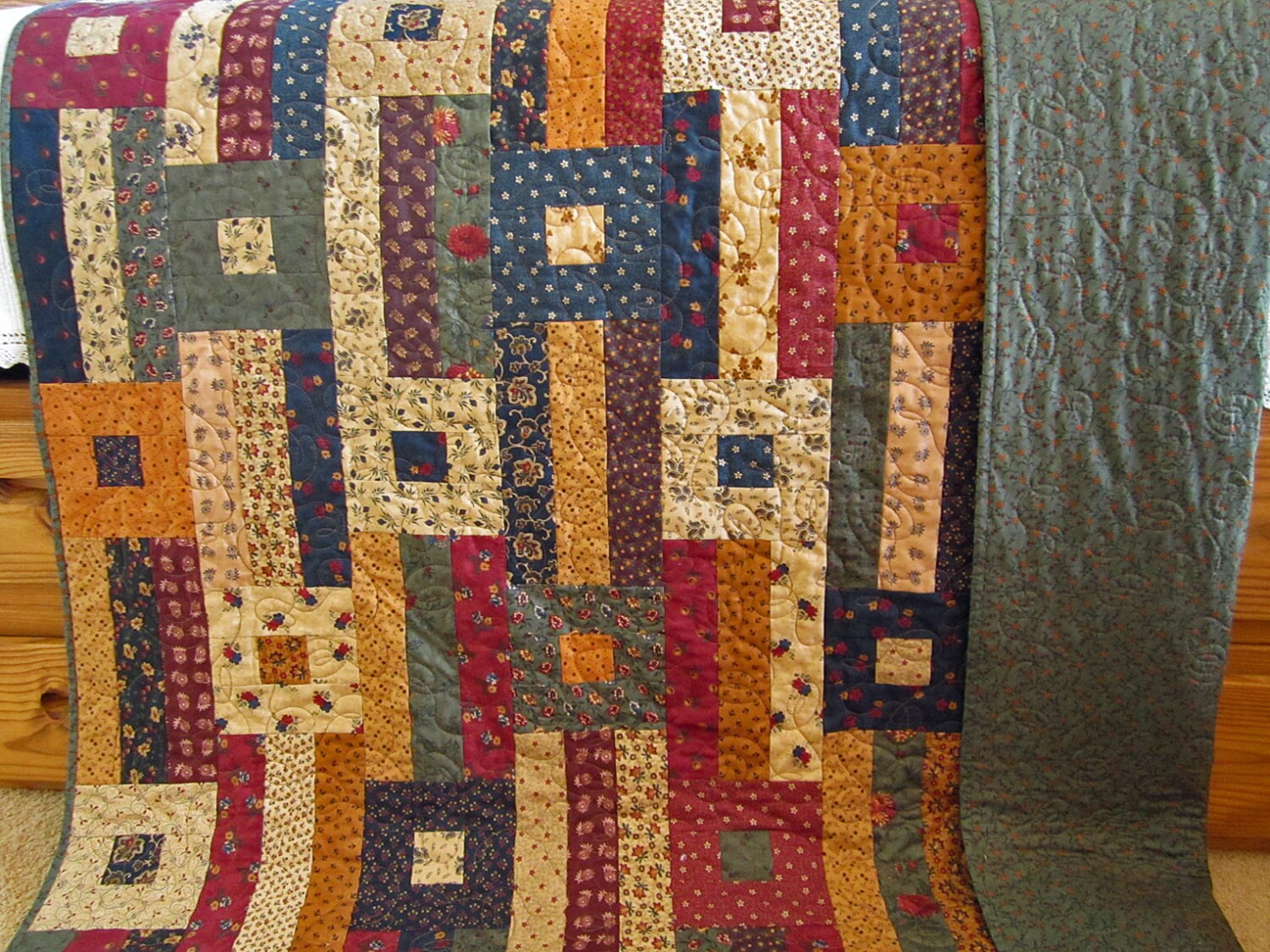 Patchwork Quilt Handmade Prairie Hills