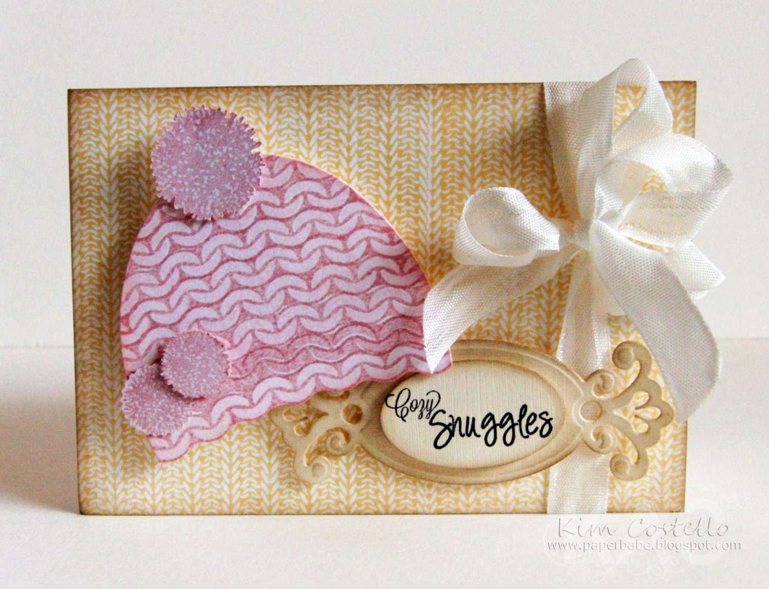 Ribbed Background Stamp Paperbabe Stamps Clear