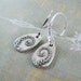 Fiddleheads Artisan PMC Jewelry Fine Silver Fern by SilverWishes