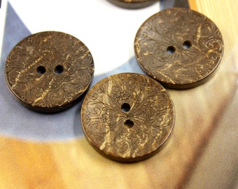 Mandala button | Etsy