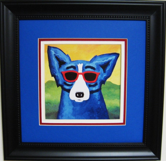 George Rodrigue BLUE DOG Shades of Hollywood Book by jazzthatwall
