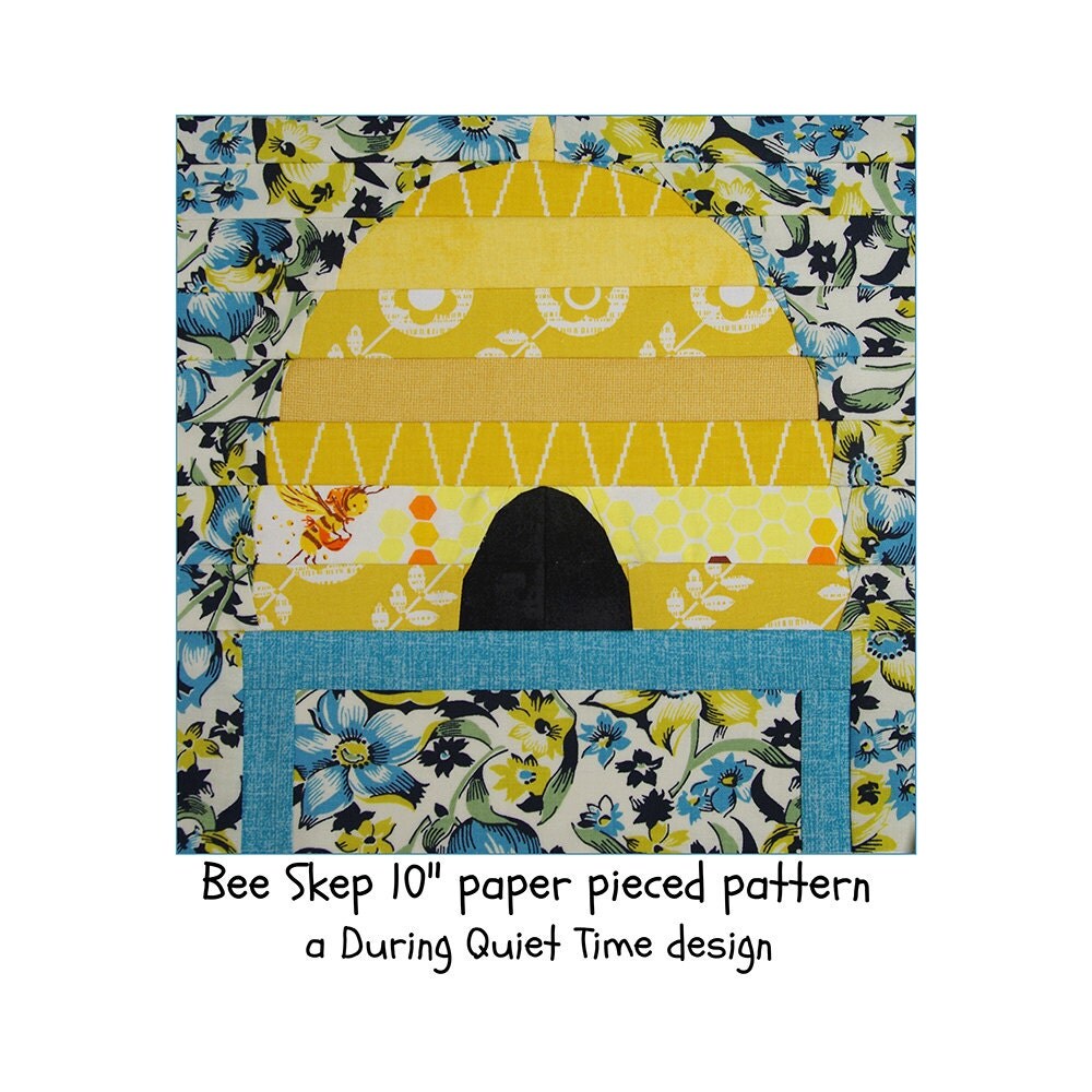 Bee Skep Paper Pieced Pattern