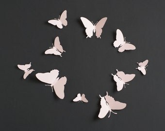 Papillons de mur 3D: Stickers muraux 3D par hipandclavicle sur Etsy