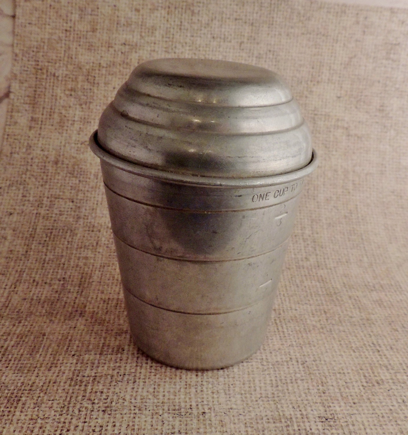 Vintage Measuring Cup Aluminum Measuring Cup Mirro Measuring