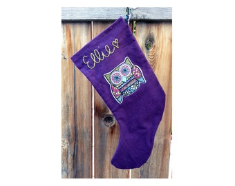 Popular items for owl stocking on Etsy