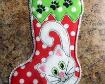 Popular items for cat stocking on Etsy