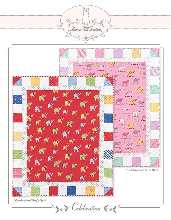 Celebration Moda Fabric Pattern Bunny Hill Designs