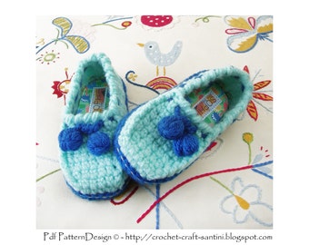 Yo-Yo Sandals E-Book Crochet Pattern and Cord by PdfPatternDesign