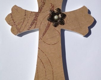 Decoupage cross | Etsy