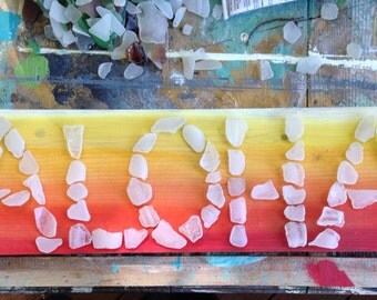 Popular items for sea glass sign on Etsy