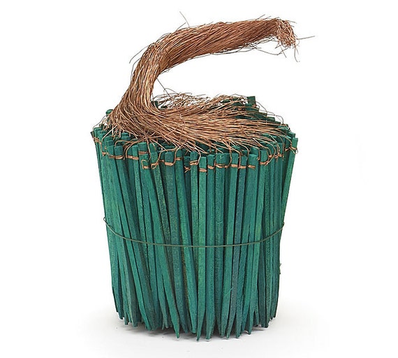 125ct 3 Green Wooden Wire PICKS Florist Wood Stakes by PABoutique