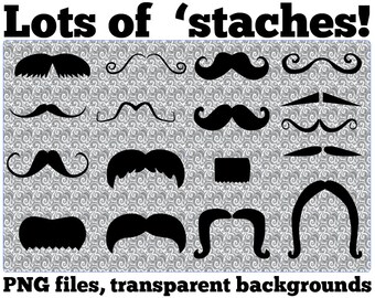 Mustache Word Art Hipster ClipArt Moustache Quote Movember