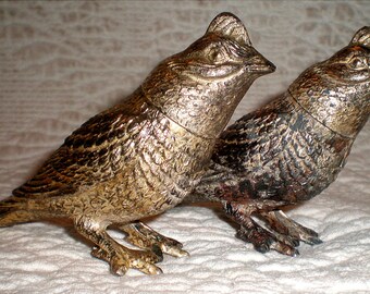 Pewter bird figurine | Etsy