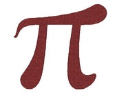 Items similar to Pi Machine Embroidery Design 3.1415, pi embroidery ...
