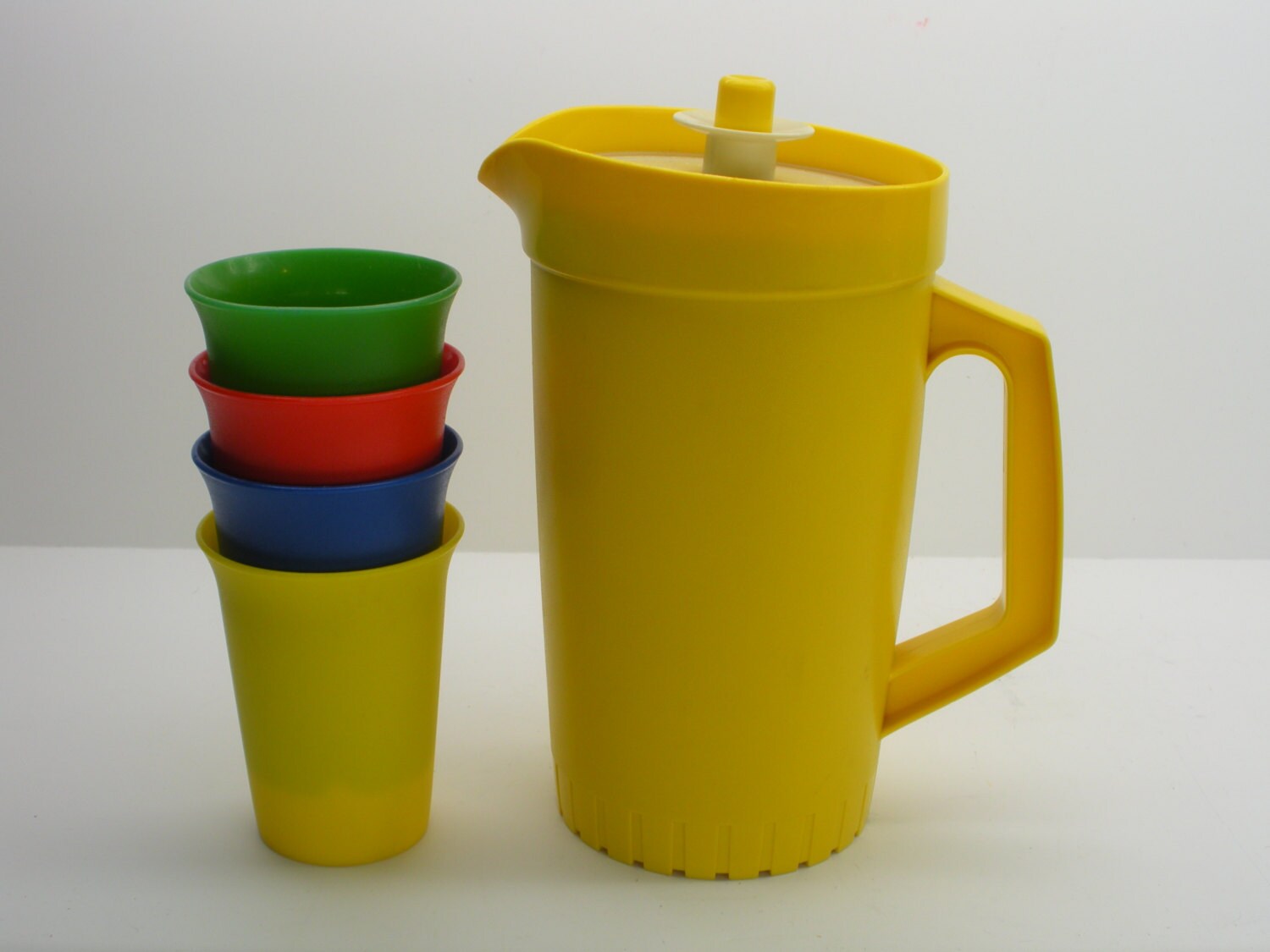 Vintage Tupperware Set Primary Colors