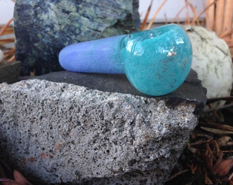 Purple glass pipe | Etsy