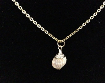Items similar to Unique Cowry Sea Shell Rope necklace c 1980s on Etsy