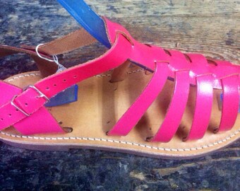 Authentic handmade Greek leather sandals