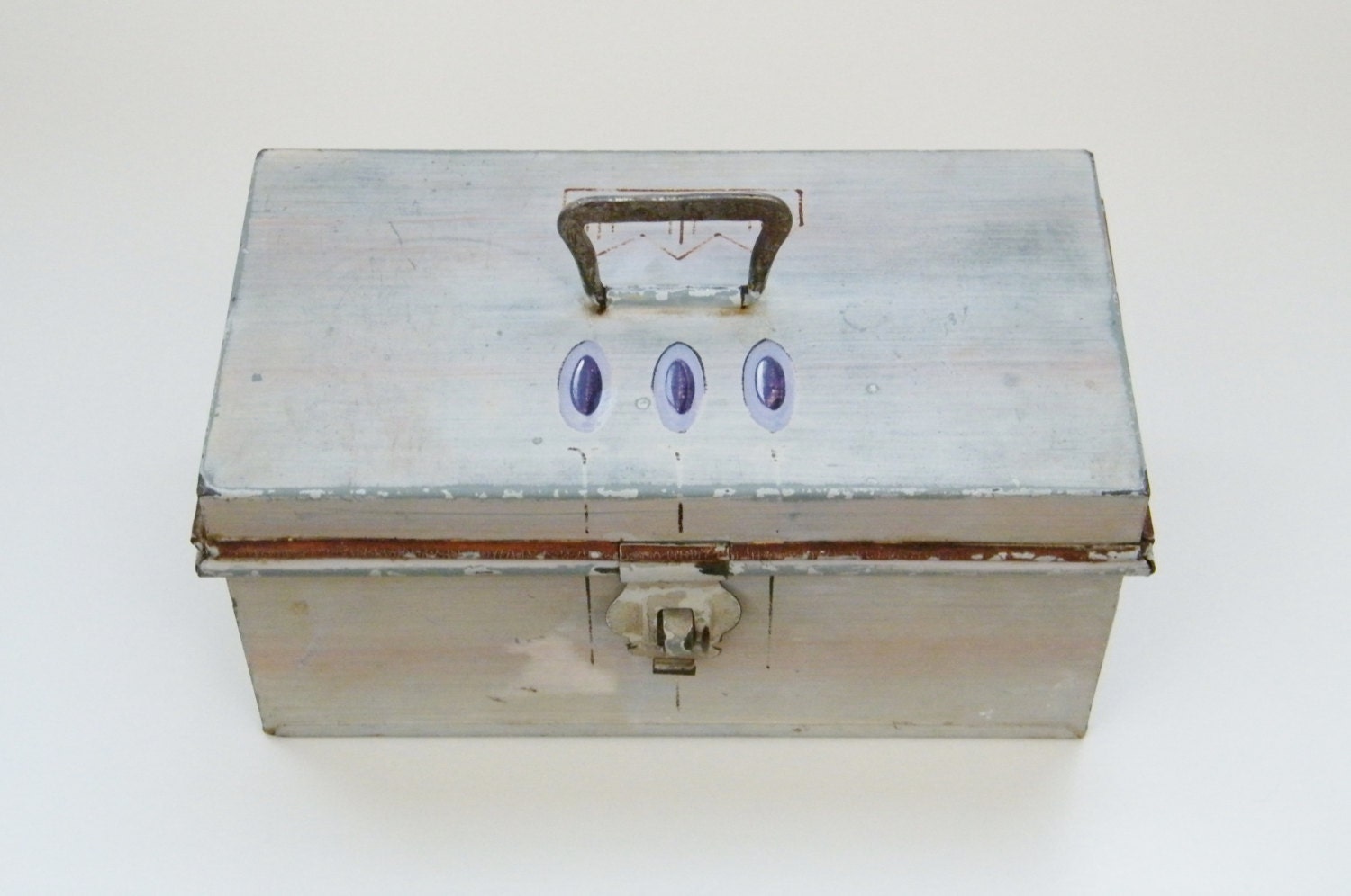 French 1910s Lithographed Keepsake Box – Document Box – Cash Box ...