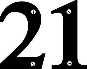 4 inch vinyl numbers | Etsy