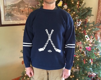 Knit hockey sweater | Etsy