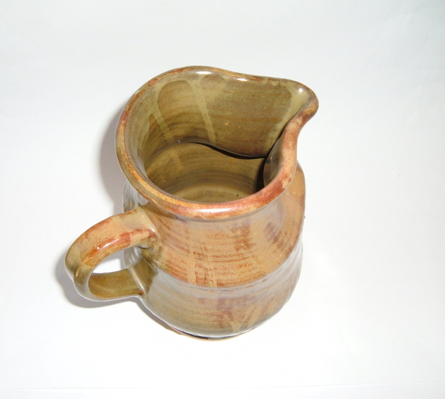 Handmade Pottery Pitcher – Jim Wallace Pottery – Earthtones Pottery ...