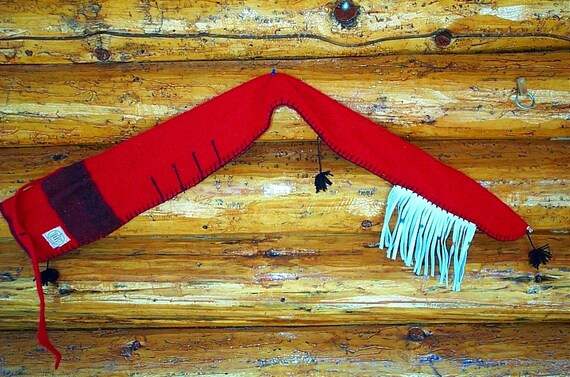 Hudson Bay wool black powder rifle case