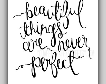 Popular items for never perfect on Etsy