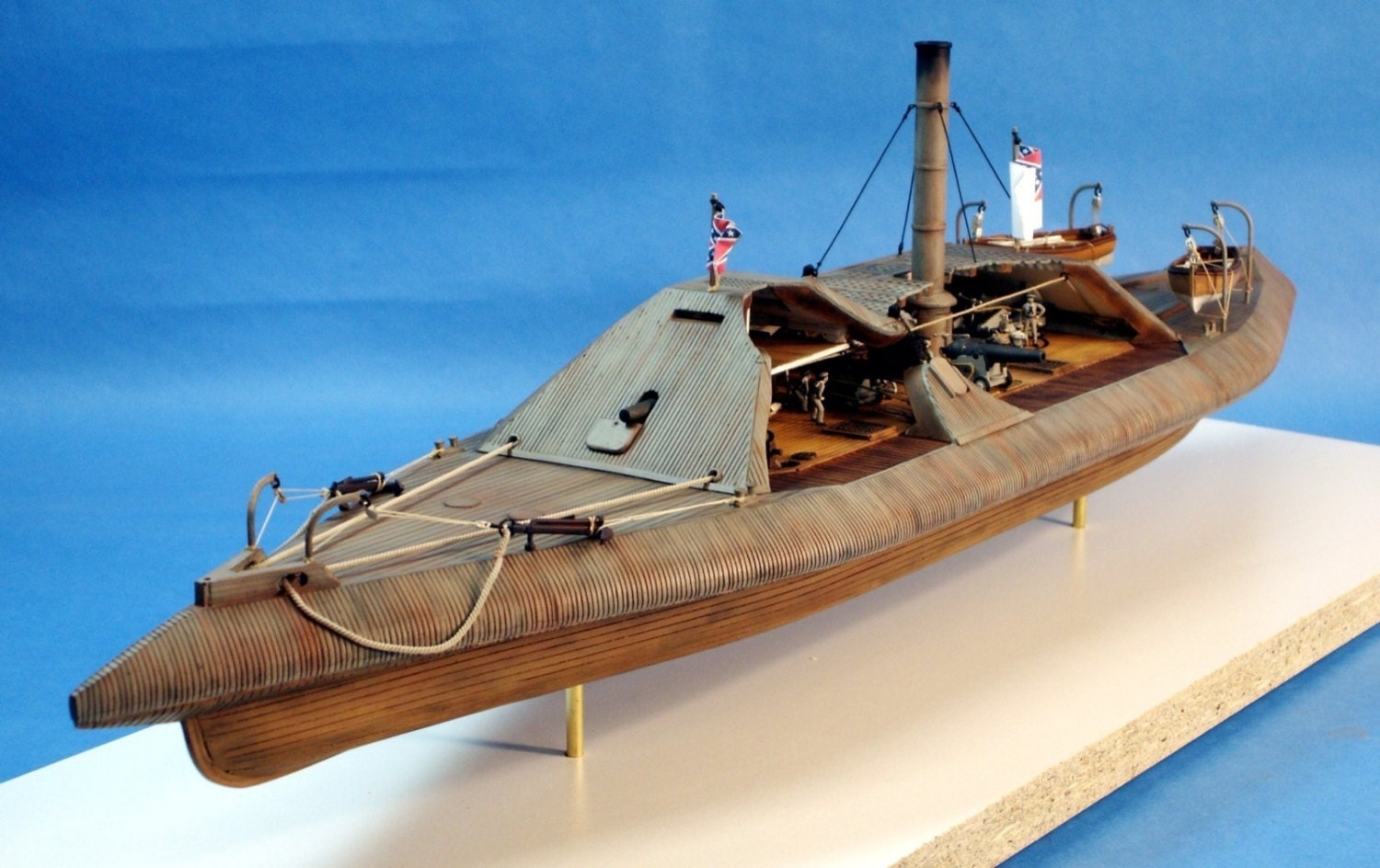C.S.S. Tennessee Civil Era Confederate Ironclad Navy Ship