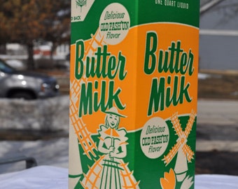 Vintage milk carton | Etsy