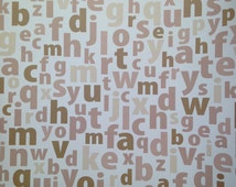 Popular items for brown alphabet on Etsy