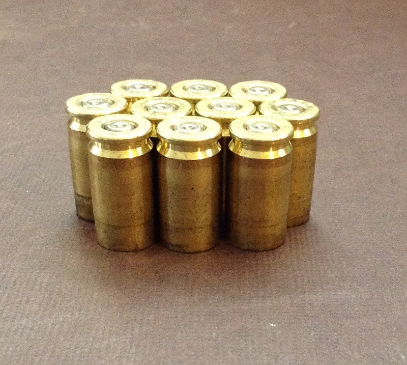 Empty Bullet Casing 9mm Expended Brass Fired by DustyRemnants