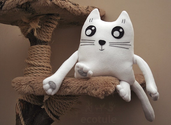 Soft toy Margot the Kitty Cat by ecotule on Etsy