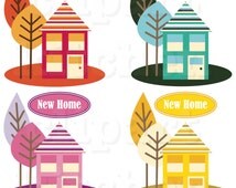 Popular items for new home clip art on Etsy