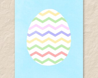 Popular items for chevron easter egg on Etsy